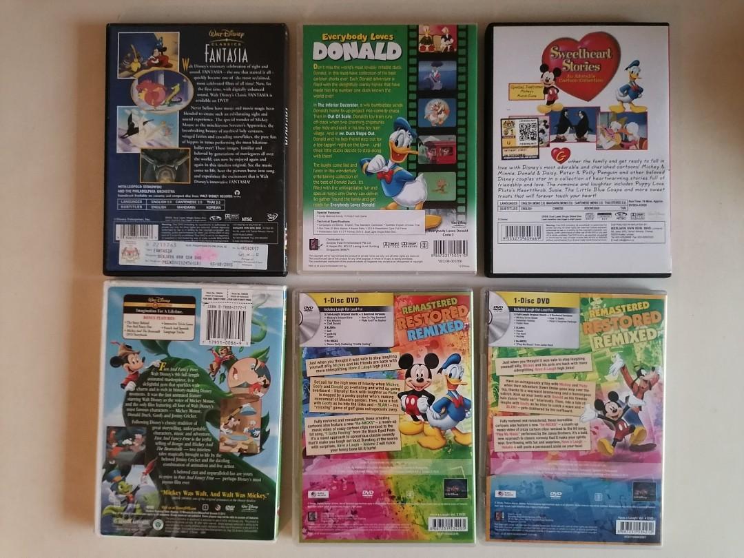 Mickey Mouse's Classic Movies & Animation - Fantasia, Fun & Fancy Free ...