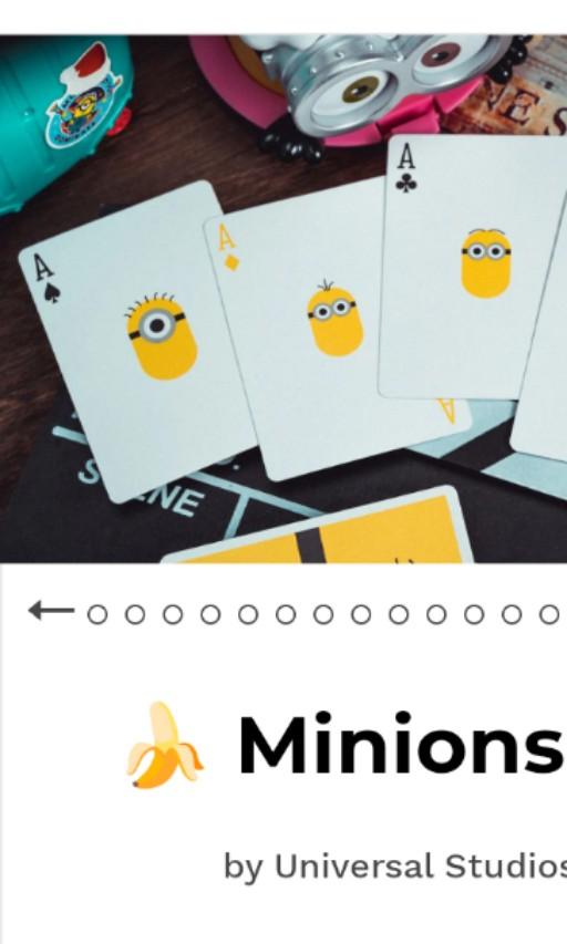 Minions Playing Cards, Hobbies & Toys, Toys & Games on Carousell