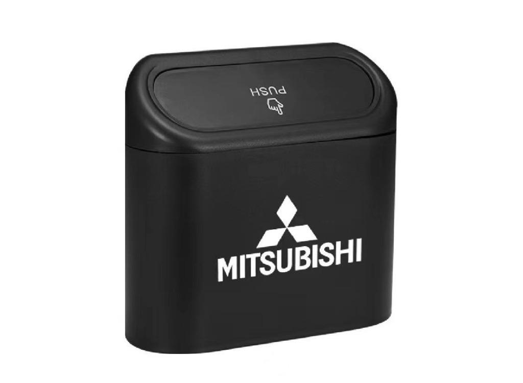 MITSUBISHI Car Trash Bin Hanging Vehicle Garbage Dust Case Storage Box ...