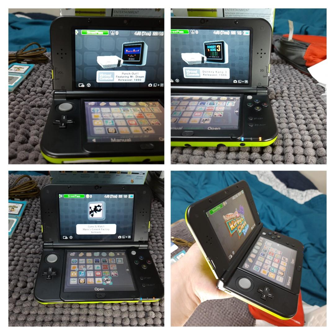 New Nintendo 3DS XL Special Lime Green Limited Edition (IPS TOP SCREEN ...