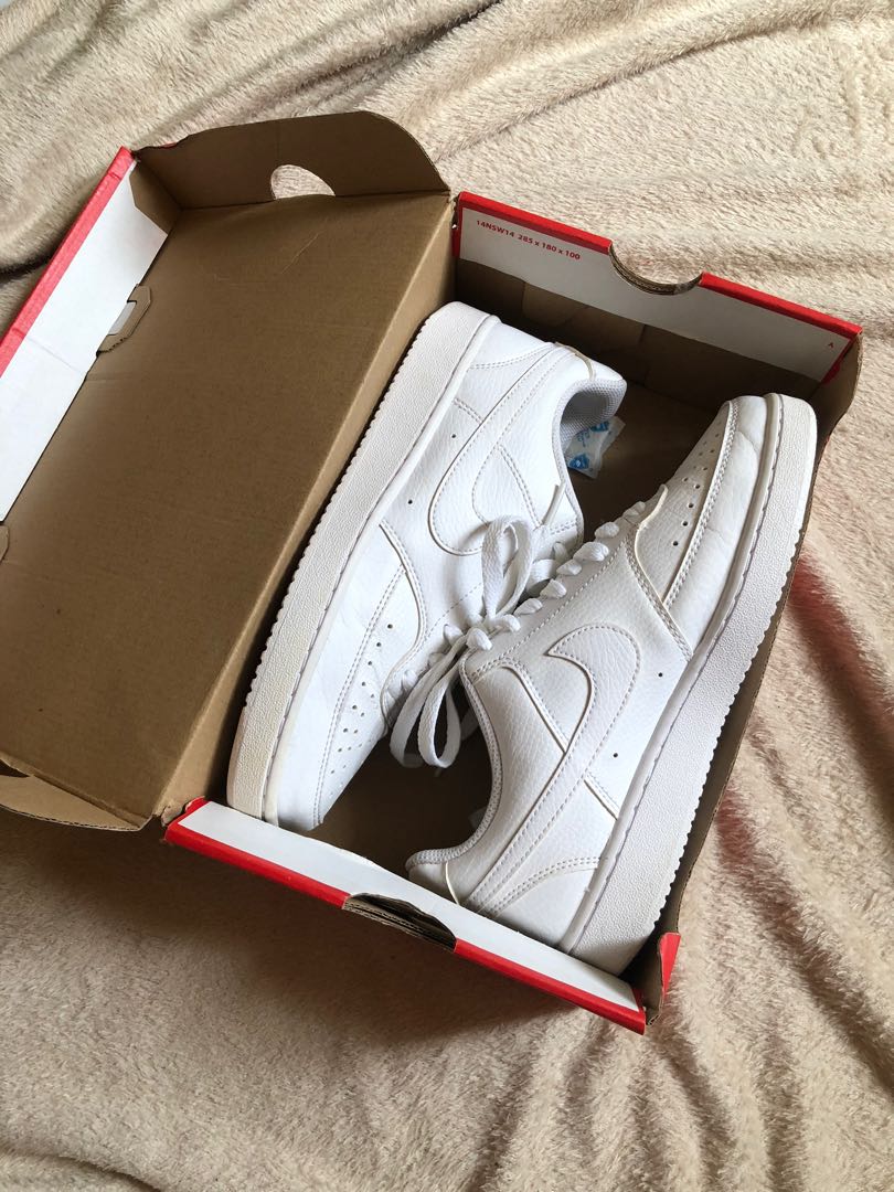 nike court vision low next nature white sneakers shoes, Women's Fashion ...