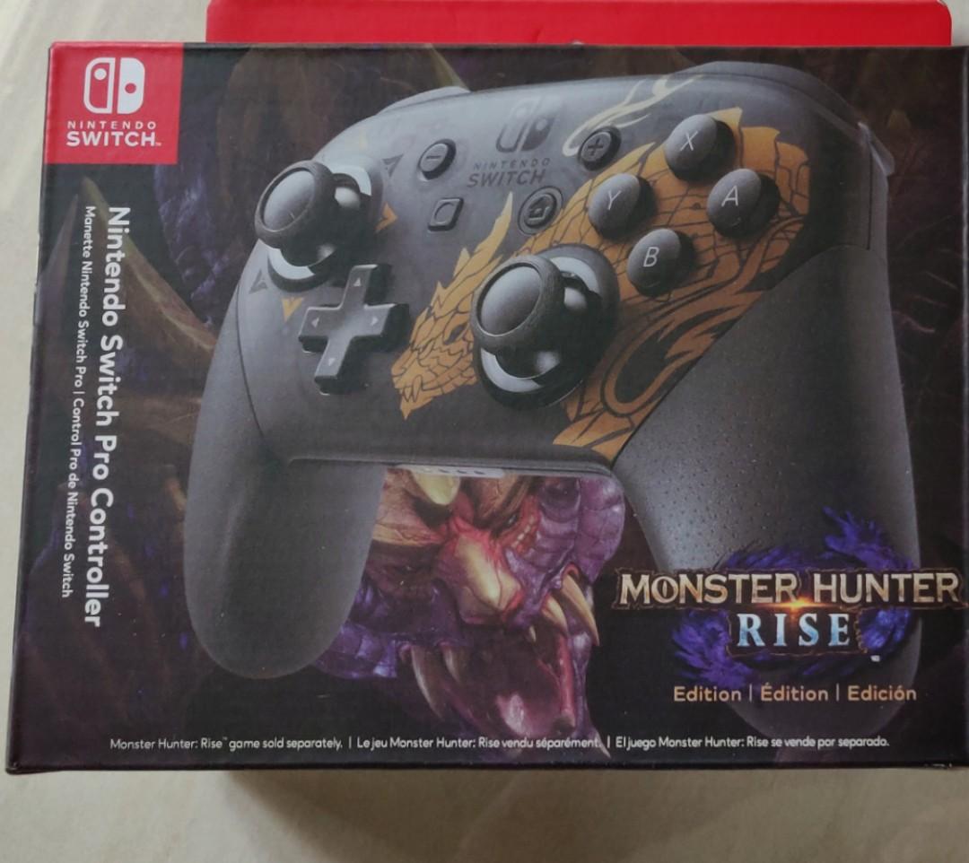 Nintendo Switch Pro controller - Monster Hunter Rise Limited Edition ...
