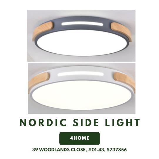 Nordic LED Ceiling Light, Furniture & Home Living, Lighting & Fans ...