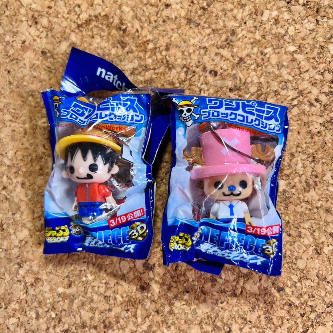 ONE PIECE X PANSON WORKS NATCHAN! BLOCK COLLECTION PLASTIC KEYCHAIN ...