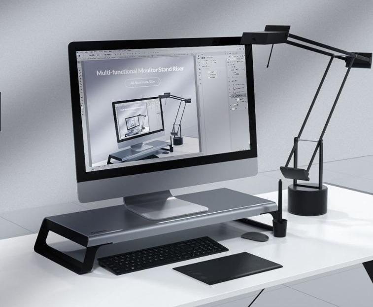 ORICO Aluminum Monitor Stand Riser, Computers & Tech, Parts ...