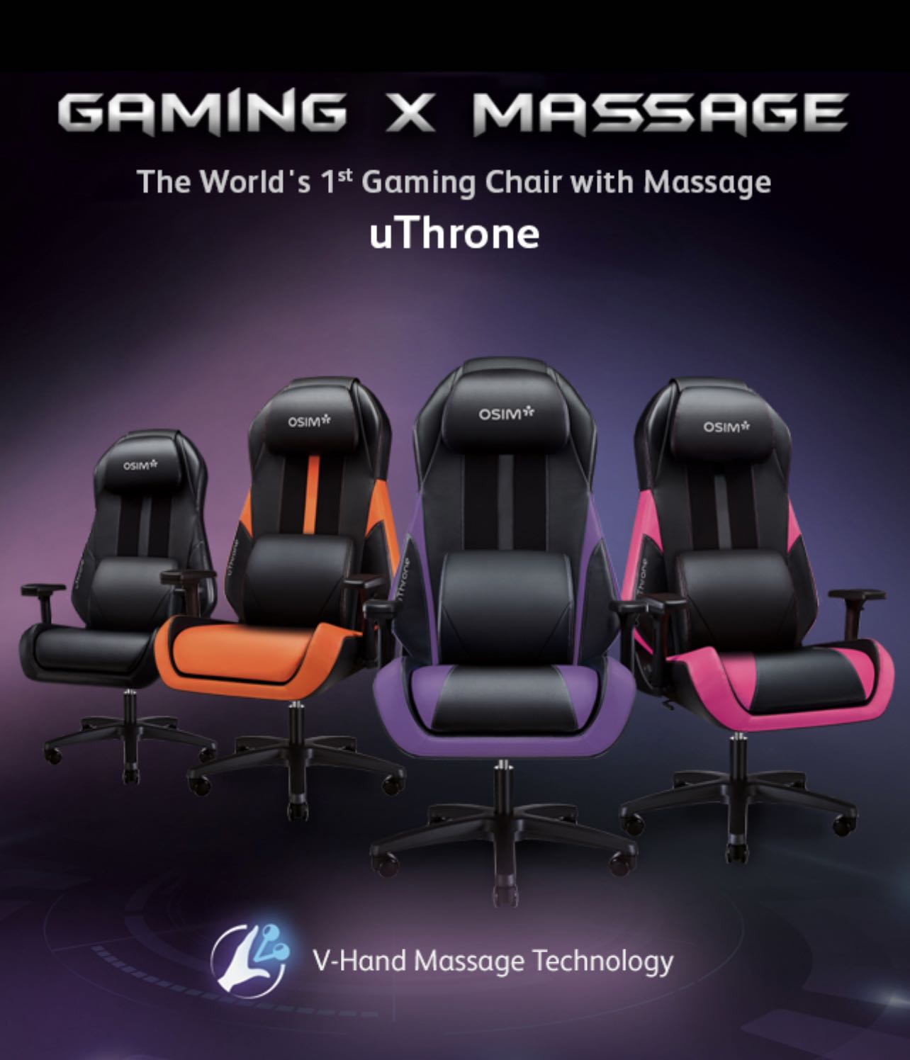 Osim uThrone Gaming Massage Chair, Furniture & Home Living, Furniture ...
