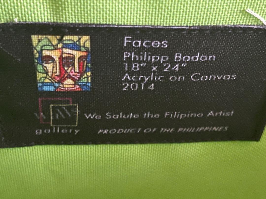 Philipp Badon Faces Painting in a Bag, Women's Fashion, Bags & Wallets ...