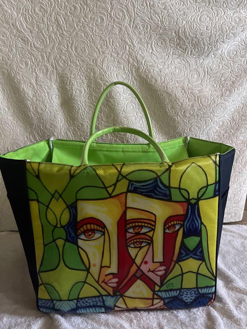 Philipp Badon Faces Painting in a Bag, Women's Fashion, Bags & Wallets ...