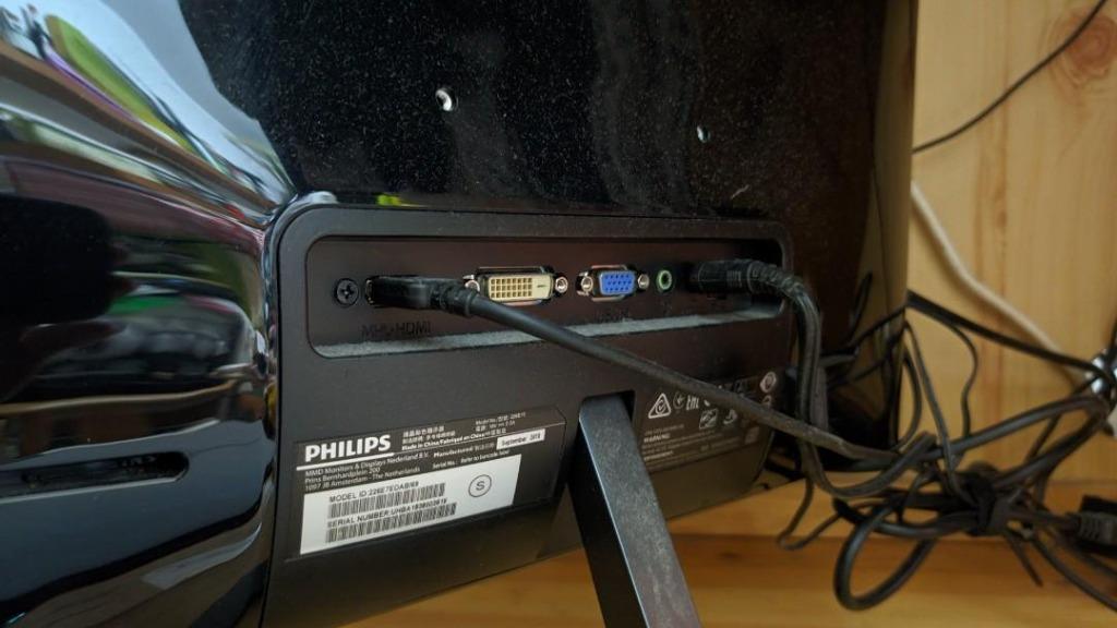 Philips 226E Soft Blue 21.5 inch monitor, 電腦＆科技, 電腦周邊及配件, 電子屏幕 - Carousell