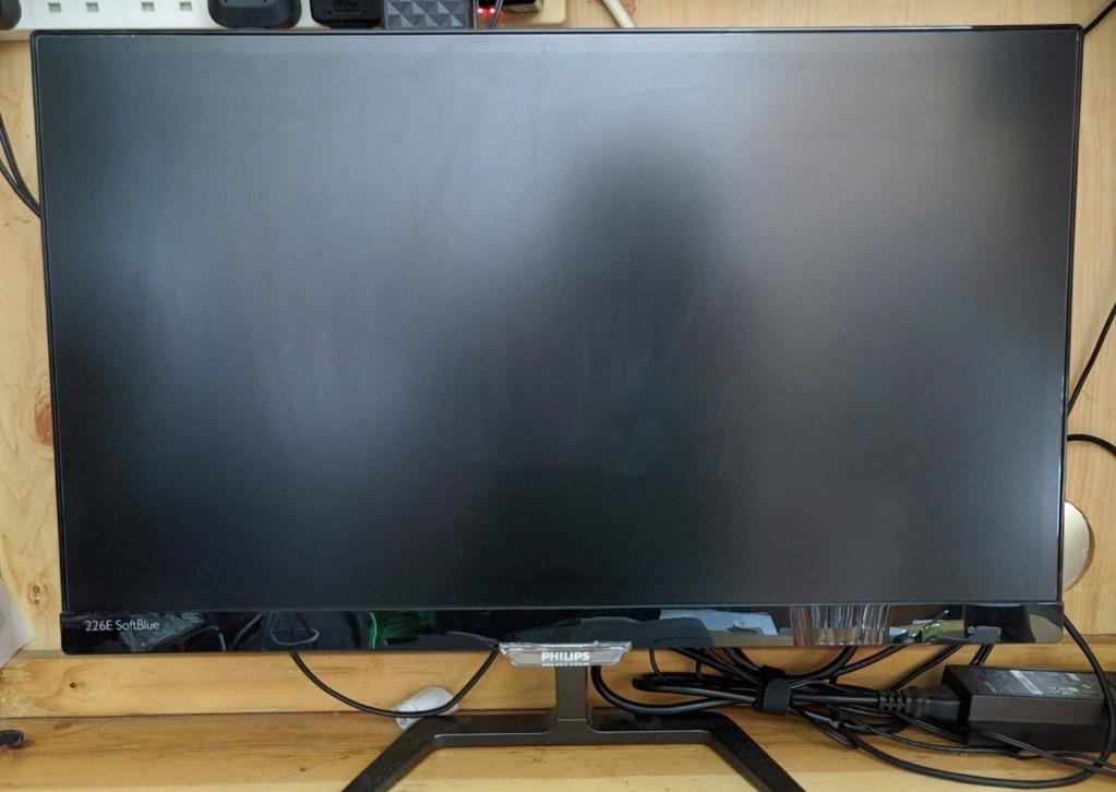Philips 226E Soft Blue 21.5 inch monitor, 電腦＆科技, 電腦周邊及配件, 電子屏幕 - Carousell
