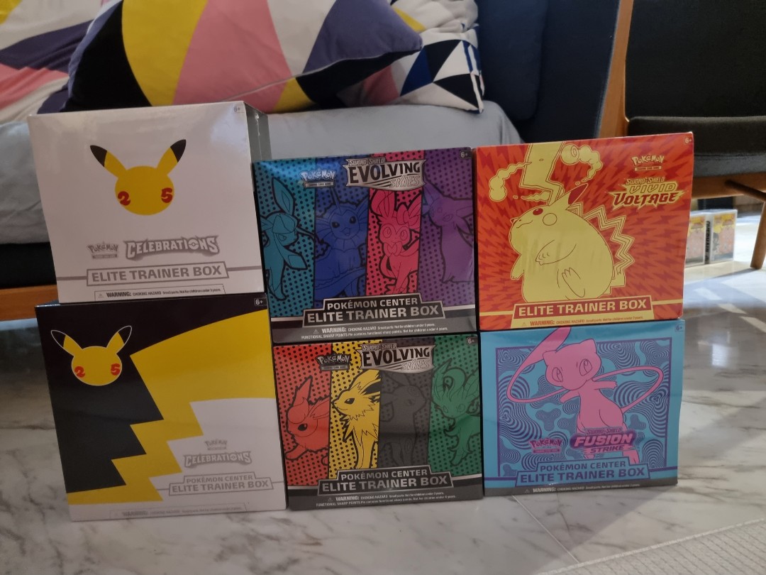 Pokemon TCG ETB, Hobbies & Toys, Toys & Games on Carousell
