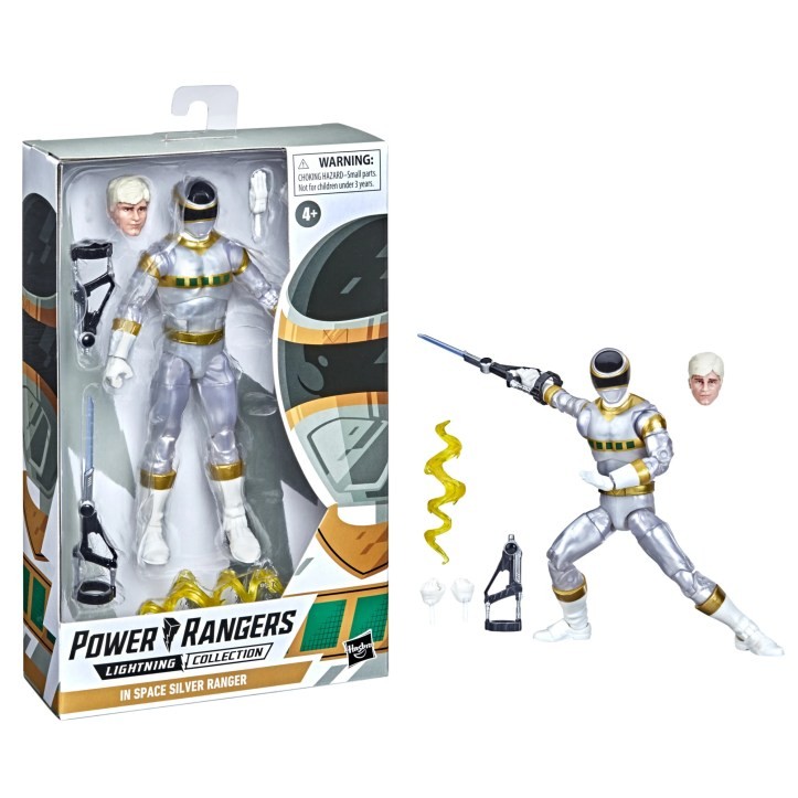 Power Ranger Lightning Collection In Space Silver Zhane Toy Action ...