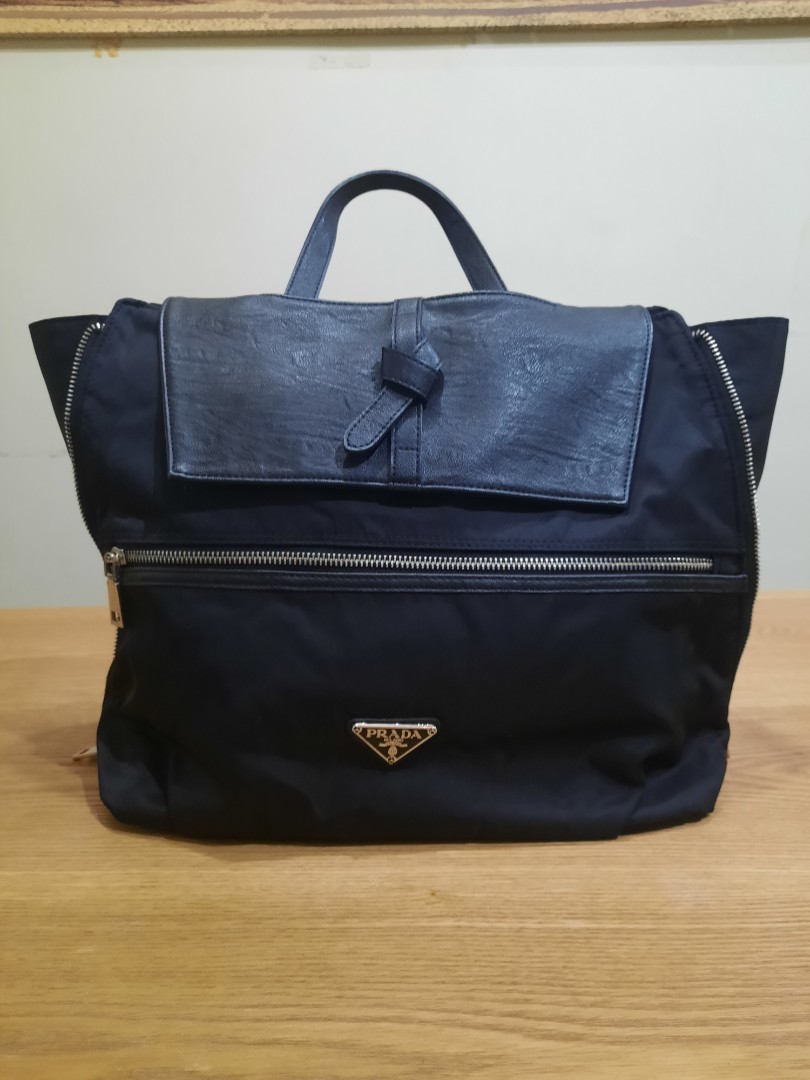 Prada laptop backpack rare, Women's Fashion, Bags & Wallets, Backpacks ...