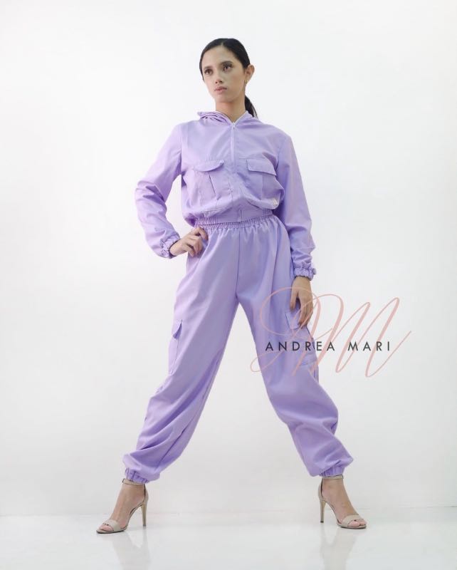 Purple PPE set, Women's Fashion, Coats, Jackets and Outerwear on Carousell