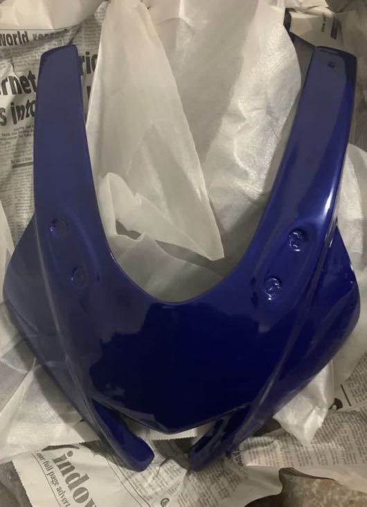 R15 V3 Mask R6 Blue, Motorcycles, Motorcycle Apparel on Carousell