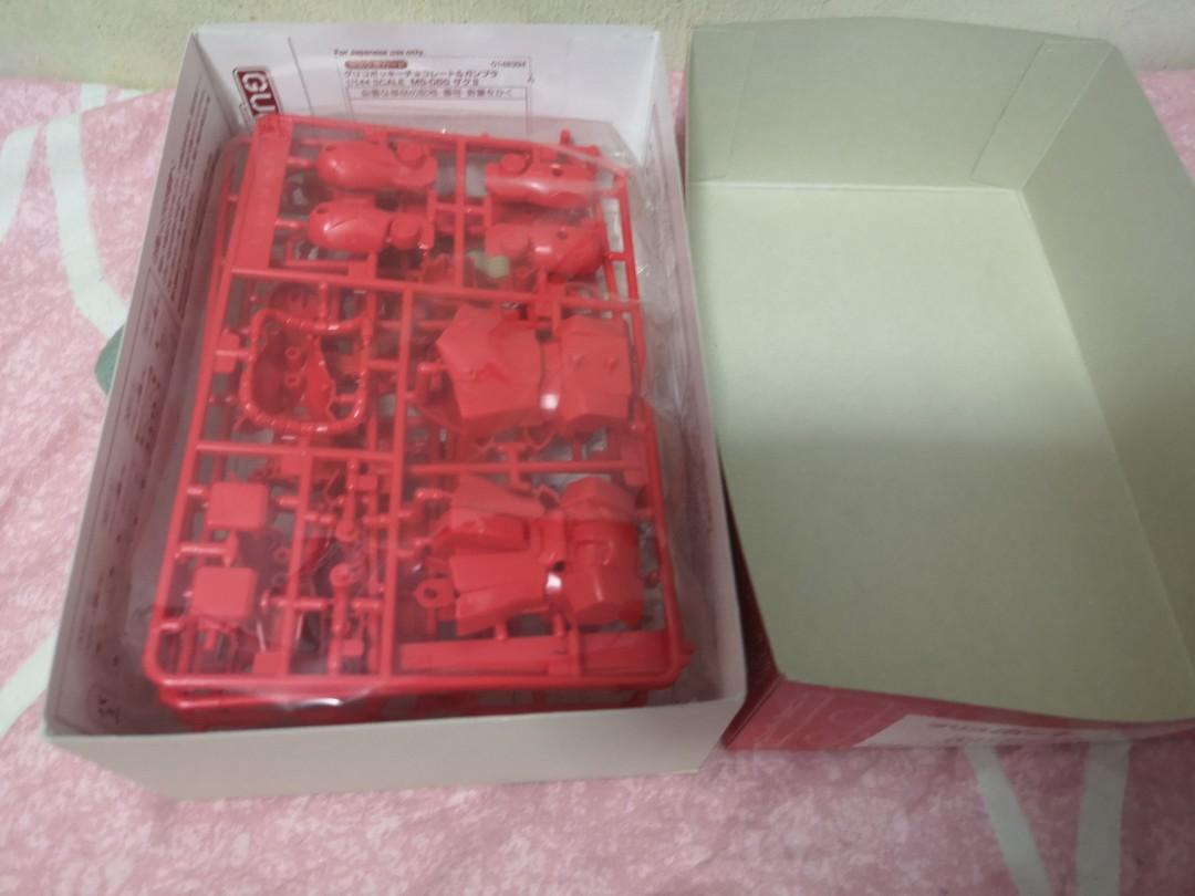 Rare japan Limited Gunpla X Pocky Char Zaku II FG Model kit Mobile suit ...