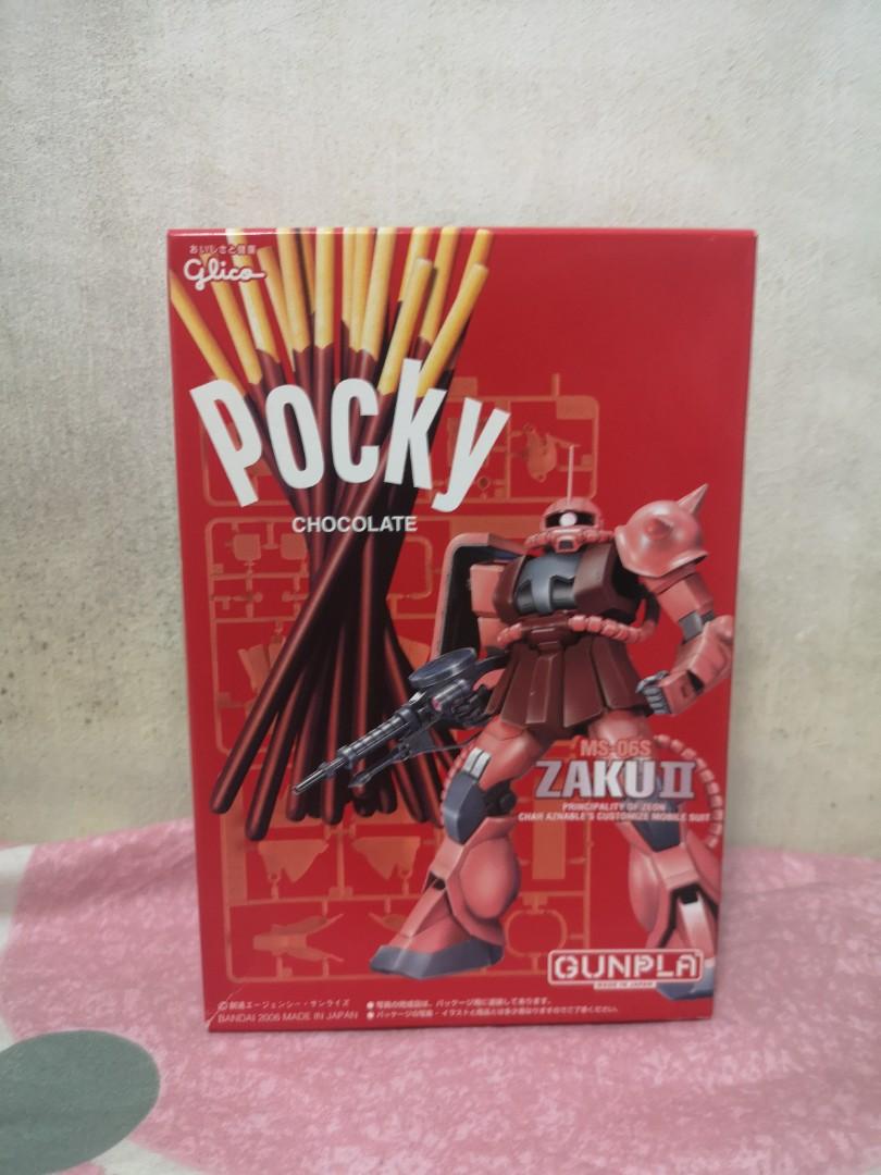 Rare japan Limited Gunpla X Pocky Char Zaku II FG Model kit Mobile suit ...