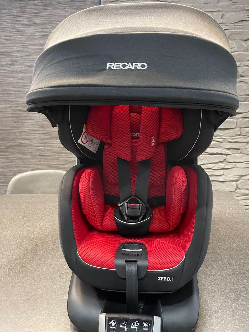 Recaro Zero.1 Car Seat (Racing Red), Babies & Kids, Going Out, Car ...