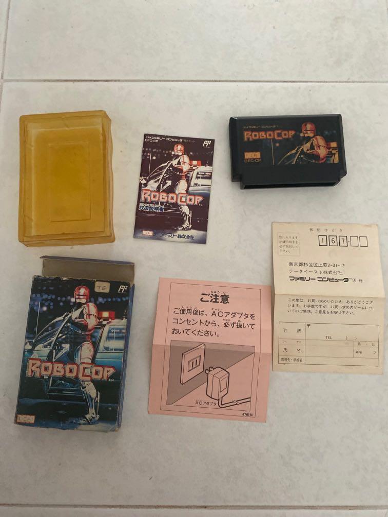 Retro - original Japanese Robocop Nintendo cartridge, Video Gaming ...