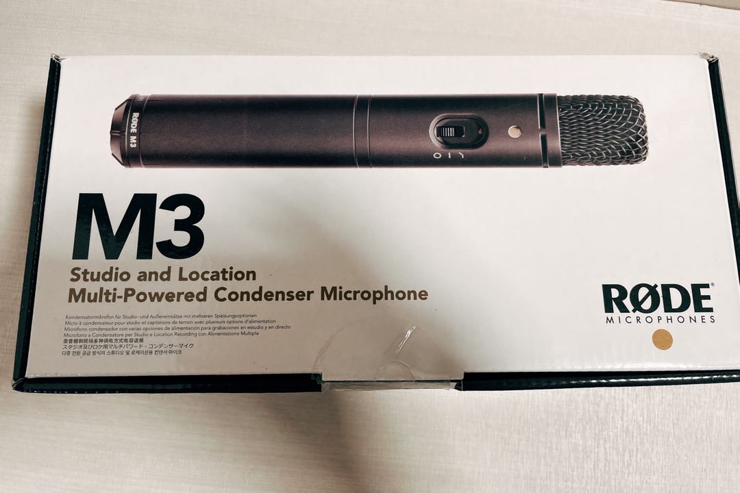 Rode M3 microphone 咪高峰 唱歌 結他 錄音, 音響器材, 咪高風/麥克風 - Carousell
