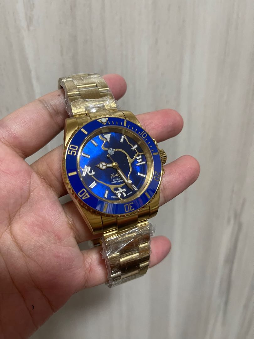 Seiko Mod - Full gold Kintsugi, Men's Fashion, Watches & Accessories ...