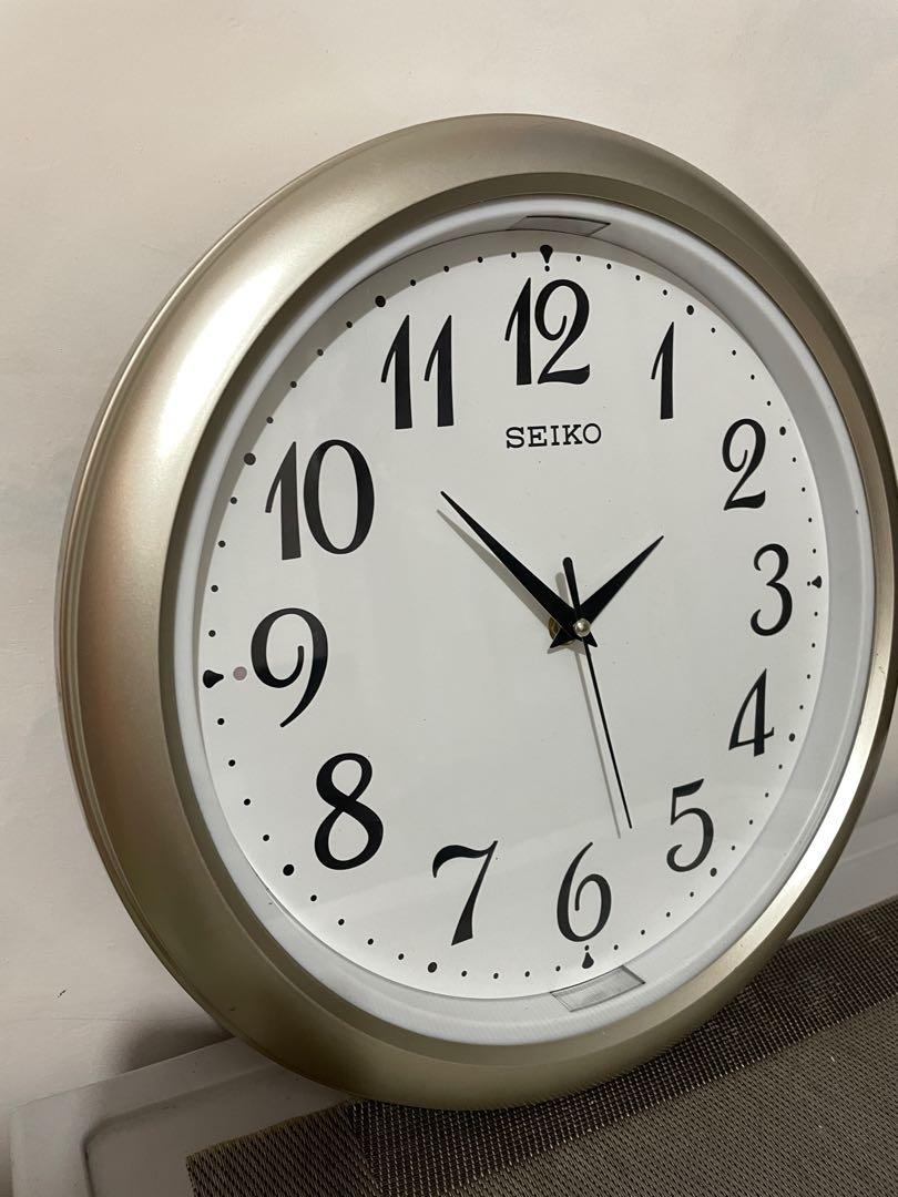 Seiko Wall Clock from Japan, Furniture & Home Living, Home Decor ...