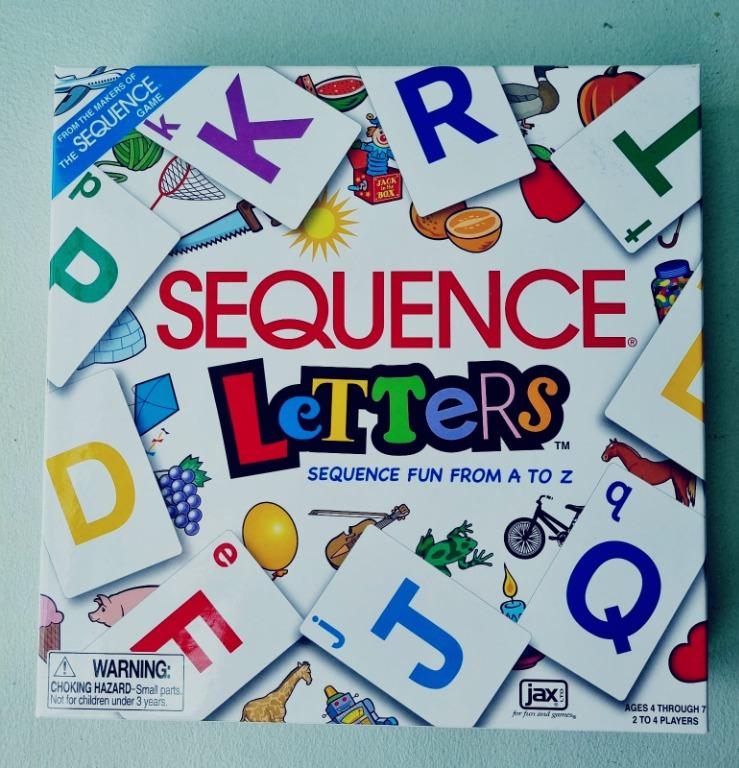 Sequence Letters - SEQUENCE Fun from A to Z kids game, Hobbies & Toys ...