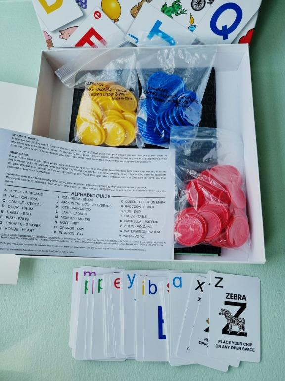 Sequence Letters - SEQUENCE Fun from A to Z kids game, Hobbies & Toys ...