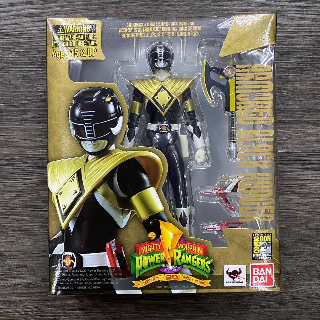 S.H Figuarts (SHF): Mighty Morphin Power Rangers - Armored Black Ranger ...