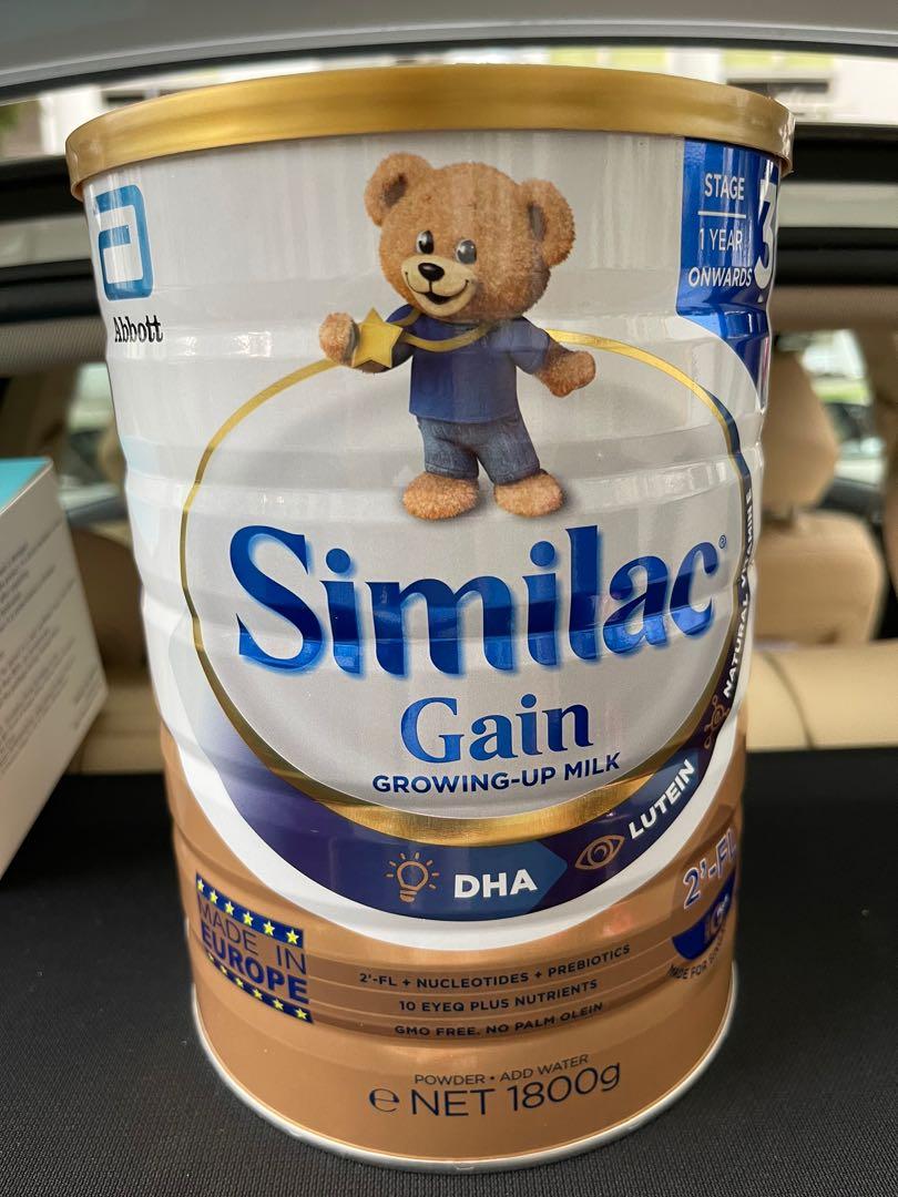 Similac Gain Growing Up Milk Stage 3 - 1 year onwards, Babies & Kids ...