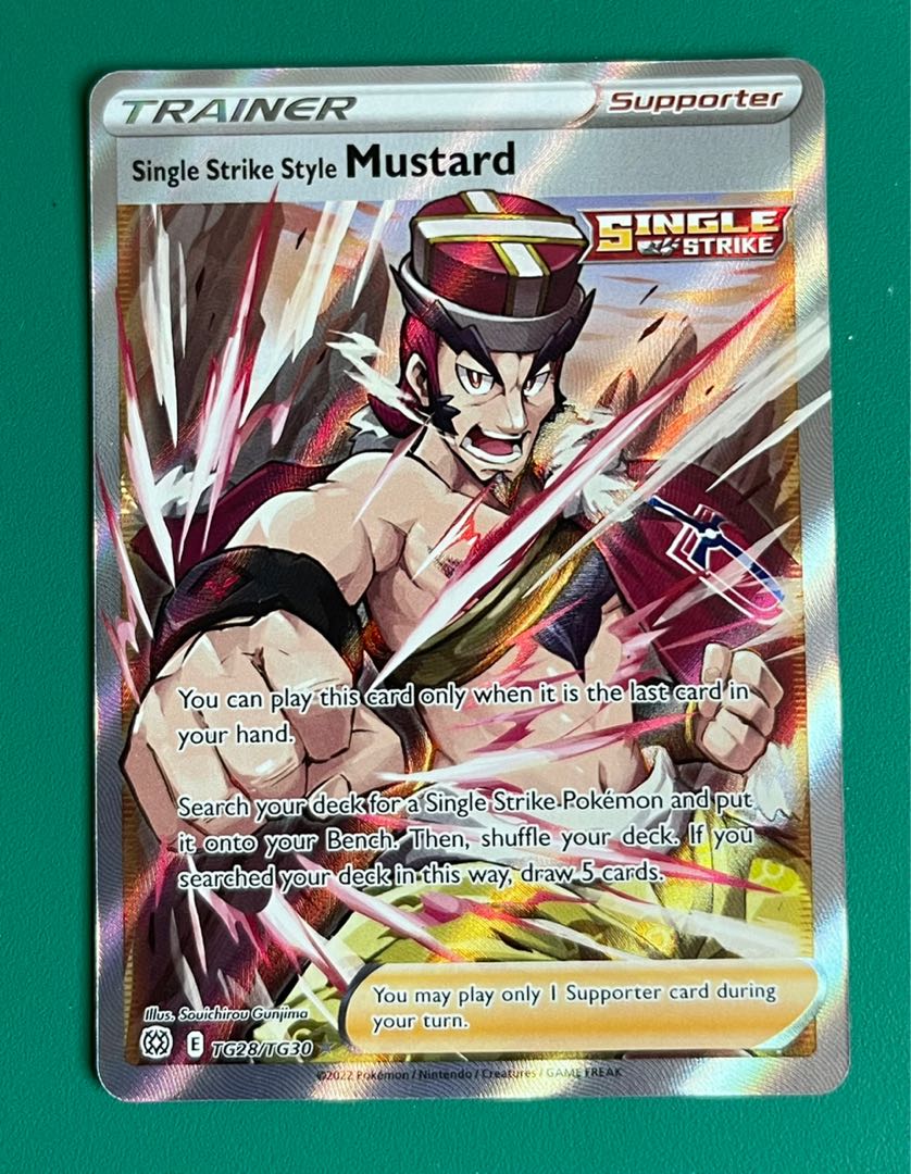 Single Strike Mustard Trainer Card, Hobbies & Toys, Toys & Games on ...