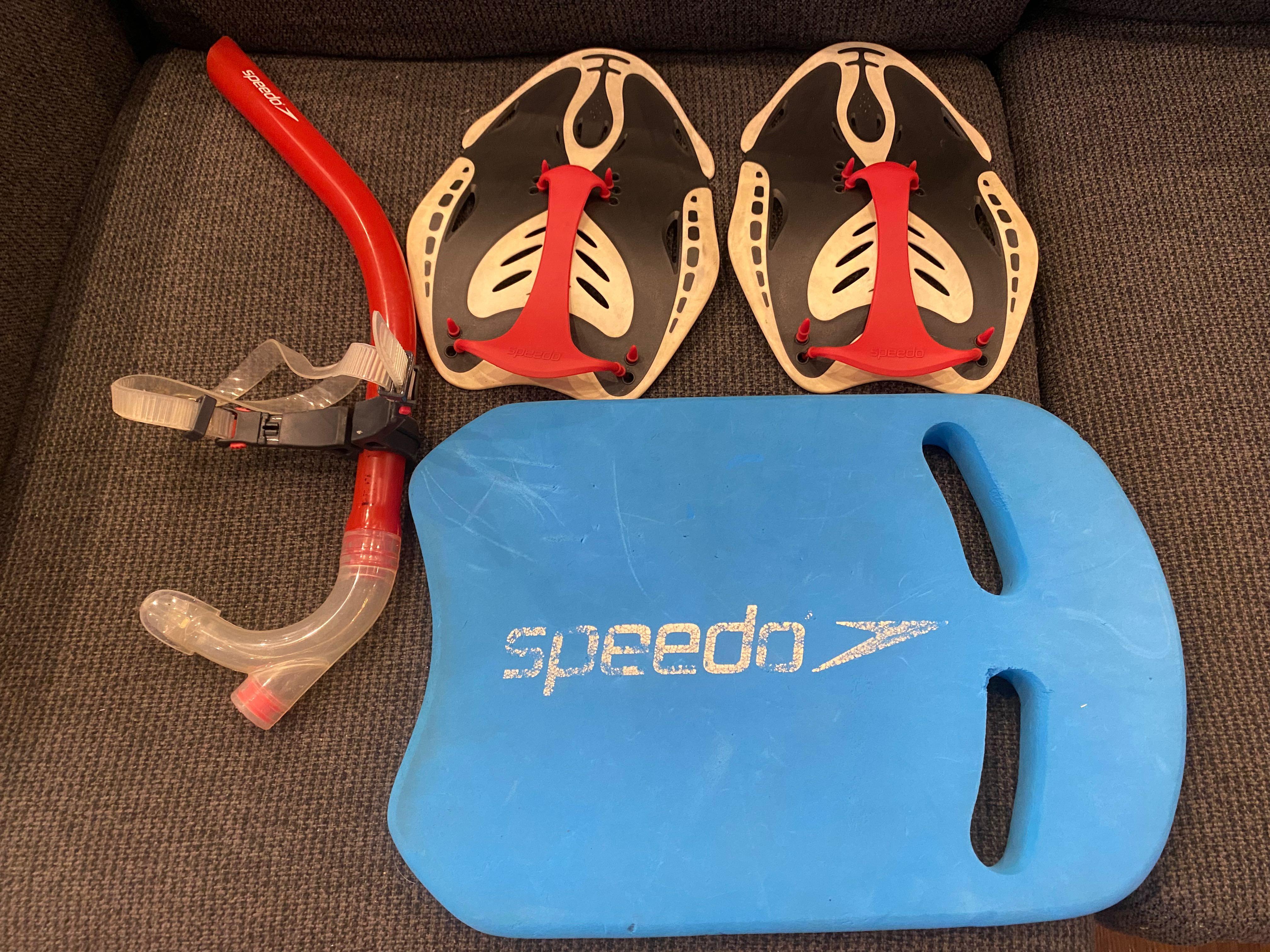 Speedo snorkel pads board set, Sports Equipment, Sports & Games, Water ...