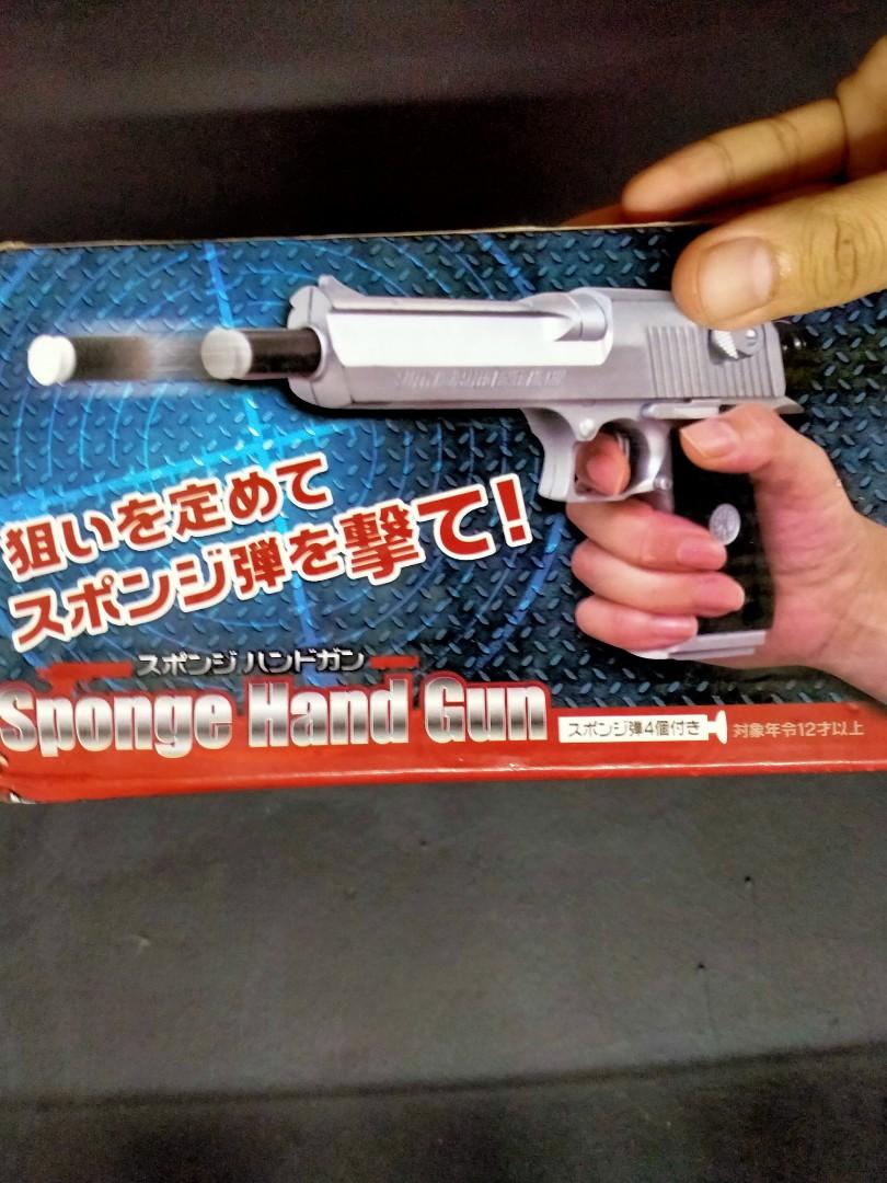 Sponge Hand Gun, Hobbies & Toys, Toys & Games on Carousell