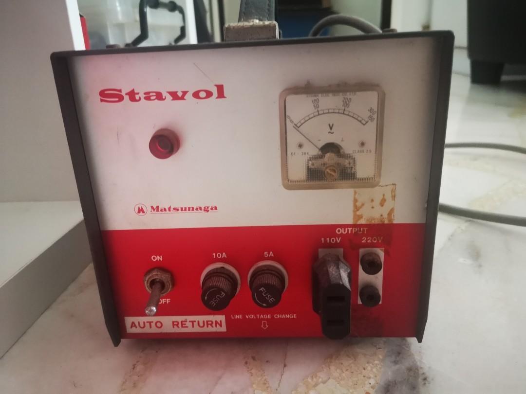 Stavol Stabilizer step up step down, Matsunaga, TV & Home Appliances ...