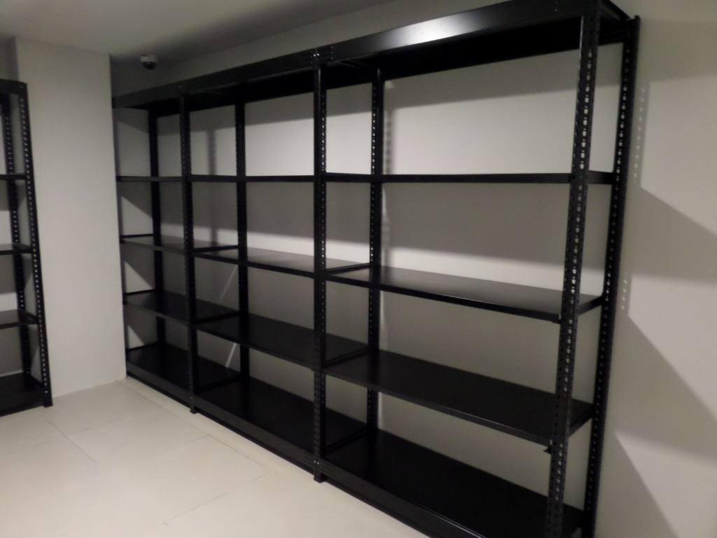 Steel Rack Adjustable Layer Type Open Cabinet, Furniture & Home Living ...