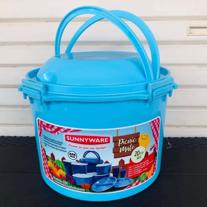 SUNNYWARE 20IN1 PICNIC GOOD STORAGE SET, Furniture & Home Living ...