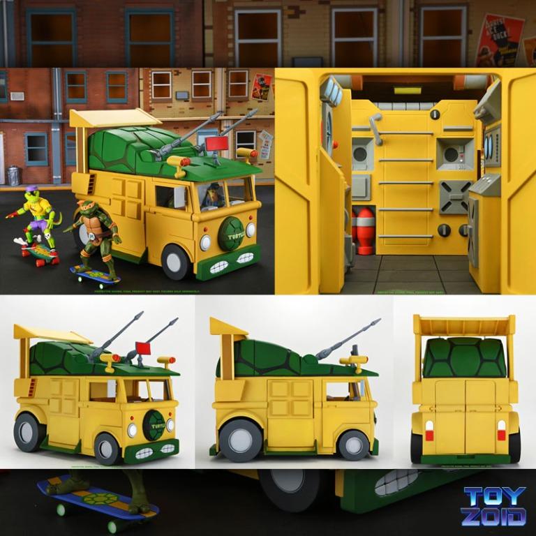 Turtle Van Cartoon Teenage Mutant Ninja Turtles TMNT Neca, Hobbies ...