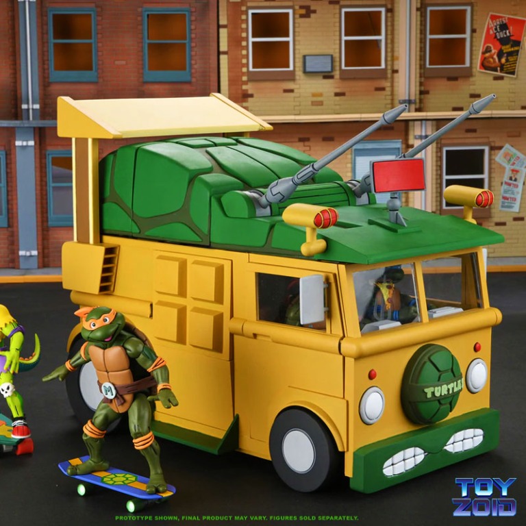 Turtle Van Cartoon Teenage Mutant Ninja Turtles TMNT Neca, Hobbies ...
