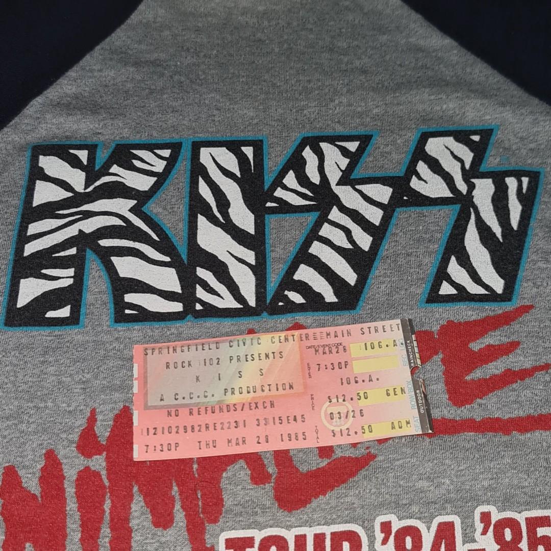 VINTAGE KISS ANIMALIZE TOUR 1984, Men's Fashion, Tops & Sets, Tshirts ...