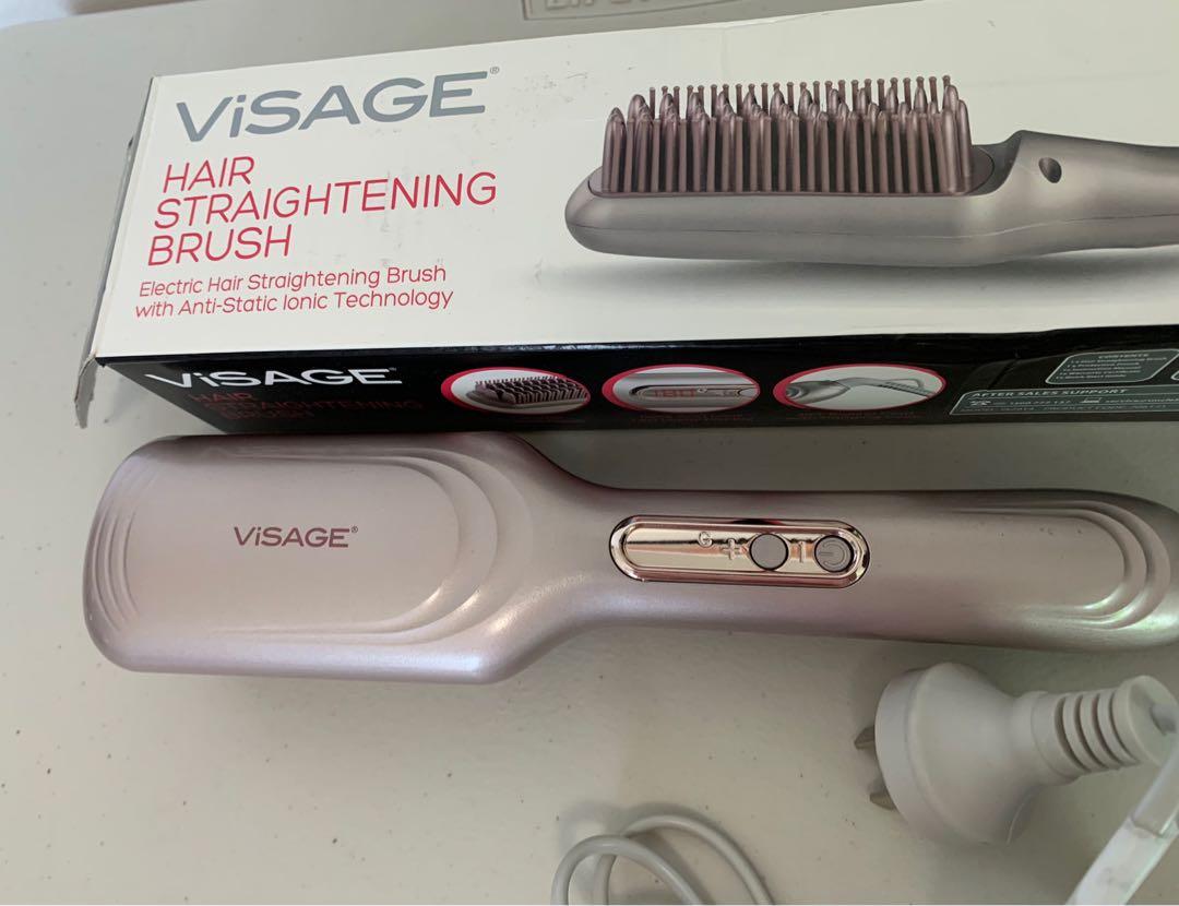 Visage Hair Straightening Brush, Beauty & Personal Care, Hair on Carousell