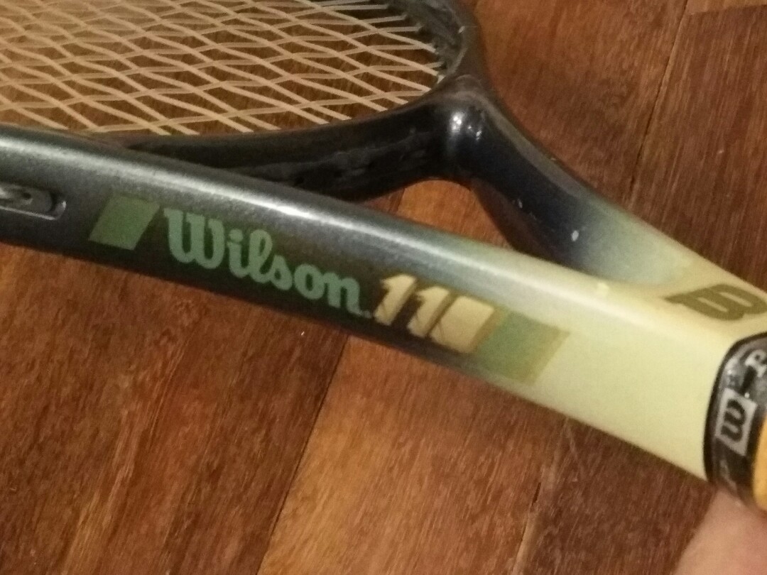 WILSON STAFF 5.5 TENNIS RACKET, Sports Equipment, Other Sports ...