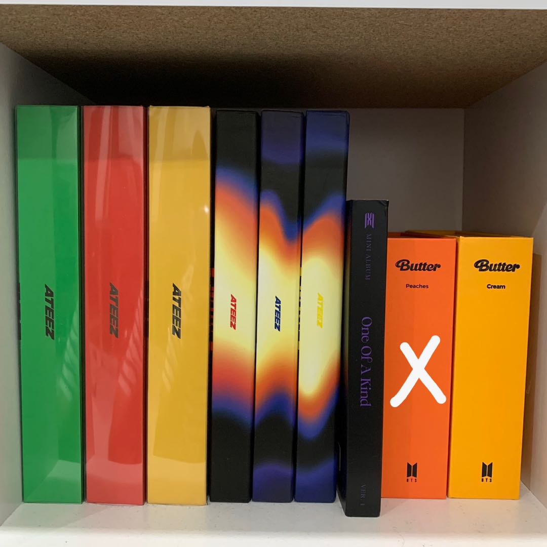 [WTS] BTS BUTTER ATEEZ FEVER PT 1 & PT 2 MONSTA X ONE OF A KIND ALBUM ...