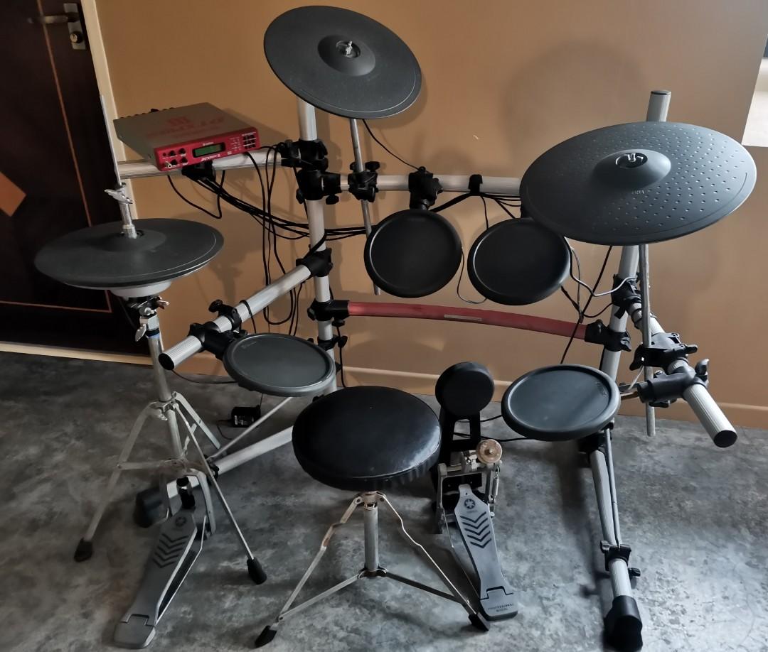 Yamaha DTXpress 3 Electronics Drum Set, Hobbies & Toys, Music & Media ...