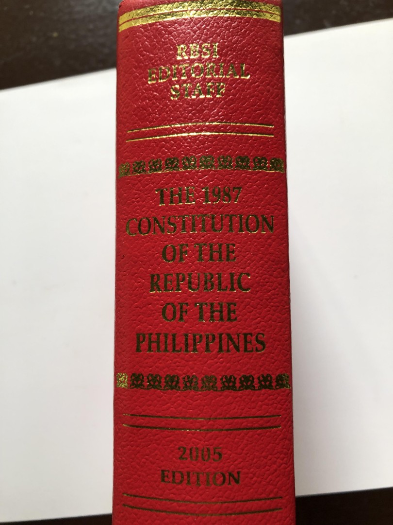 1987 Philippine Constitution Codal 2005 ed, Hobbies & Toys, Books ...