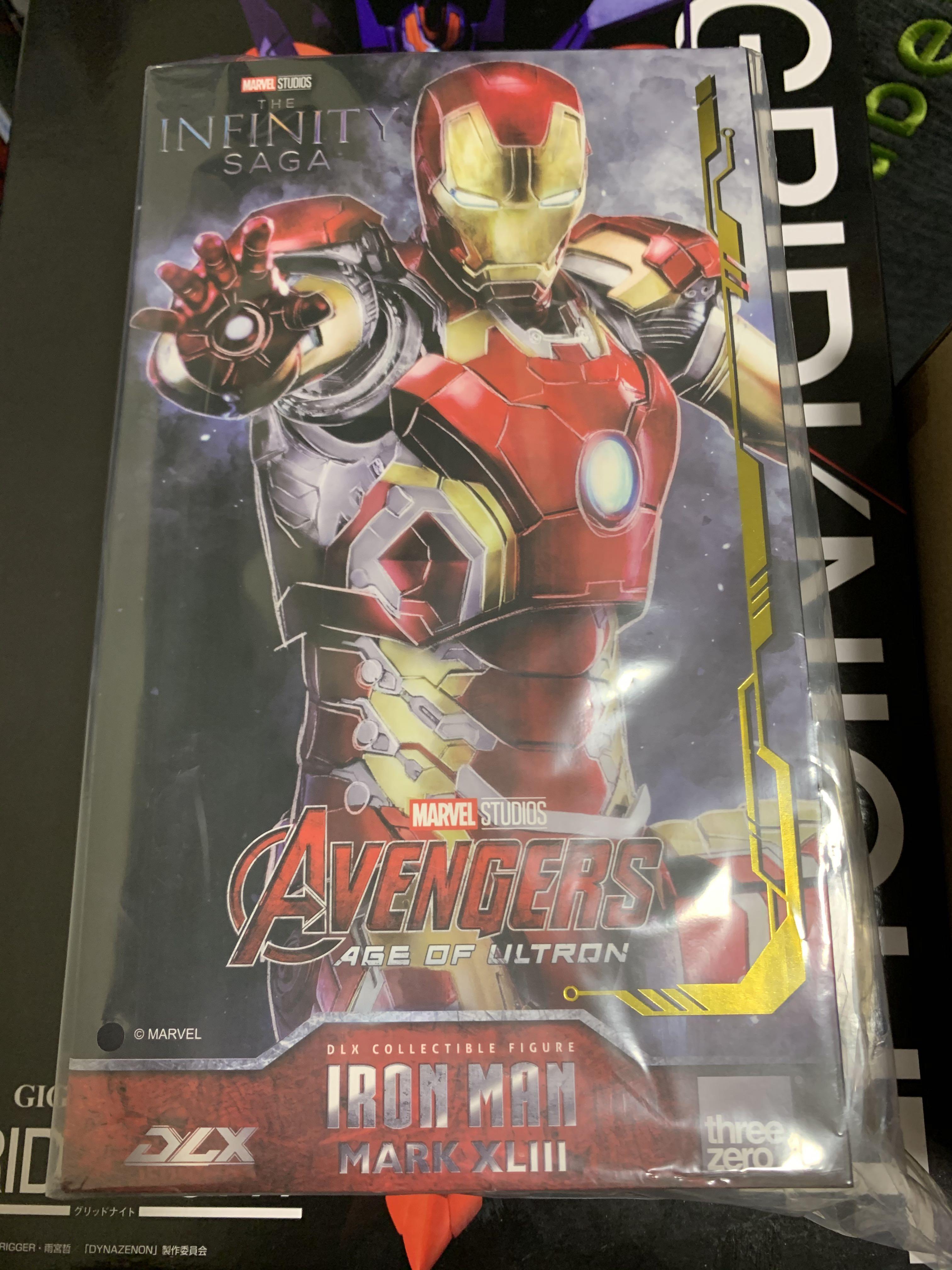 全新 ThreeZero Ironman Mark43, 興趣及遊戲, 玩具 & 遊戲類 - Carousell
