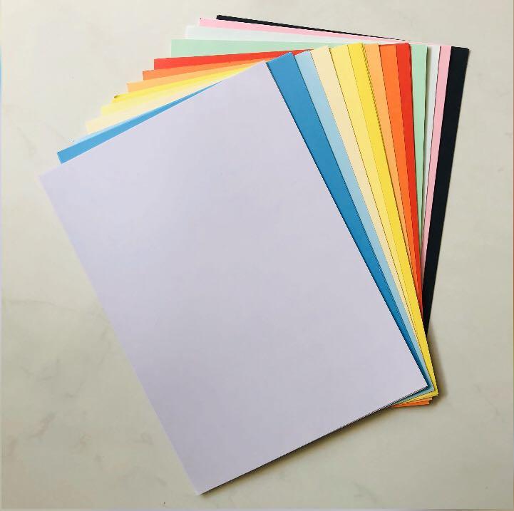 A4 Colored Construction Paper 130gm, Hobbies & Toys, Stationery & Craft ...