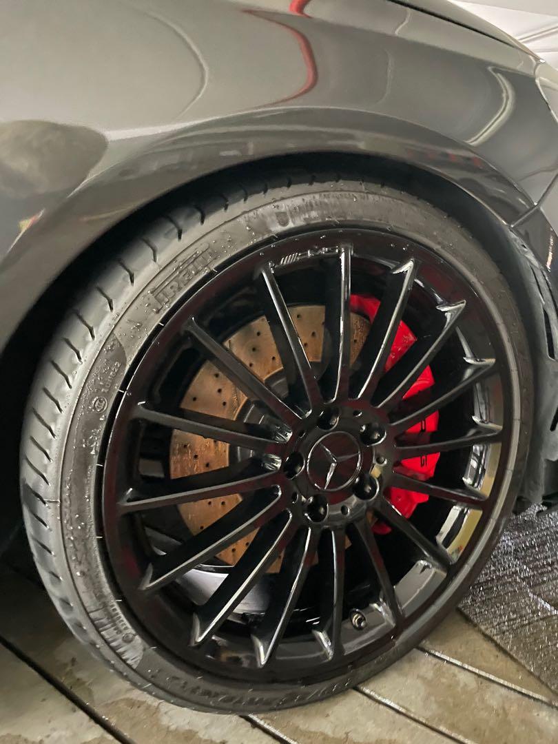 Amg Rims 19’, Car Accessories, Tyres & Rims on Carousell