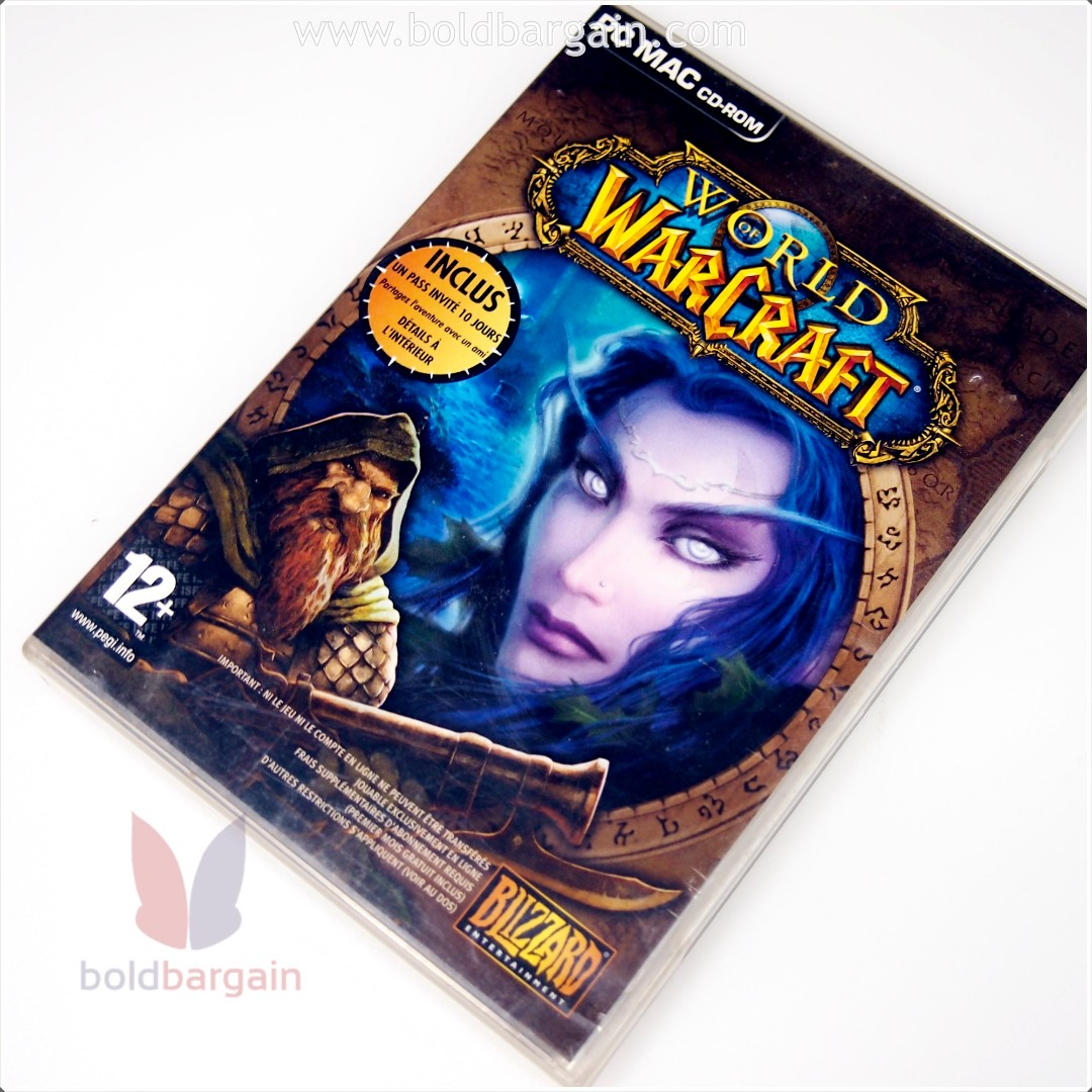 Authentic World of Warcraft Video Game for Laptop Desktp Macbook Apple ...