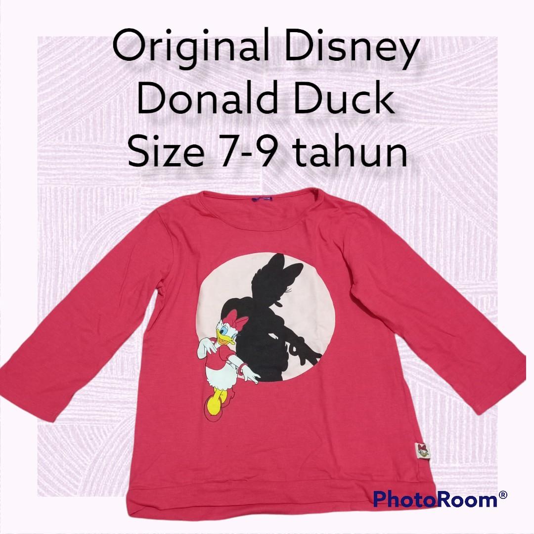 Baju kaos tangan panjang anak cewek original Disney Donald duck # ...