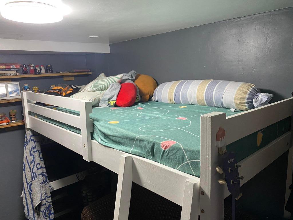 Basic Loft Bed, Furniture & Home Living, Furniture, Bed Frames ...